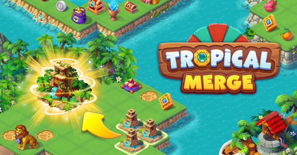 Tropical Merge - Play Online for Free