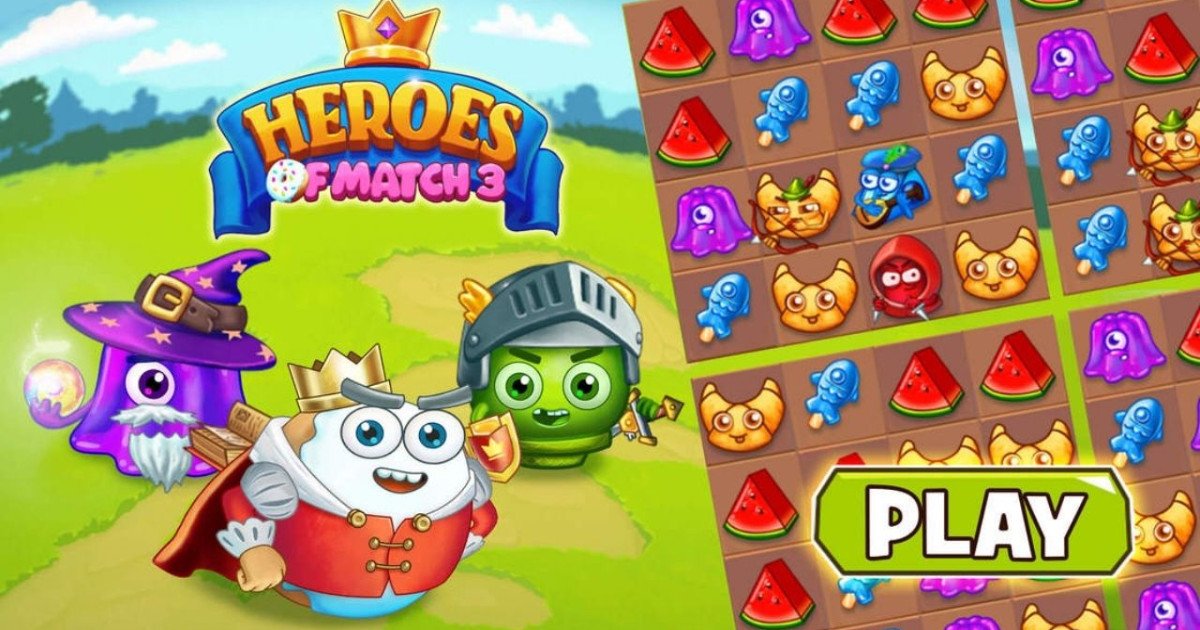 Heroes of Match 3 - Online kostenlos spielen